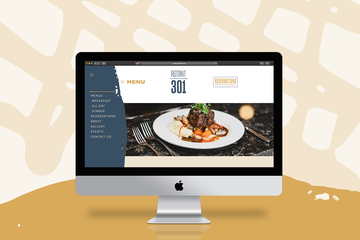 Restaurant Branding - 301 | Our Work | Creative Arcade
