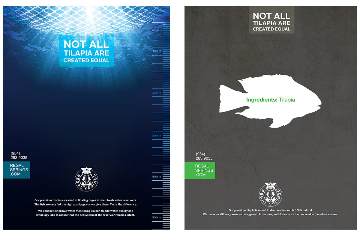 Regal Springs Seafood Marketing | Our Work | Creative Arcade